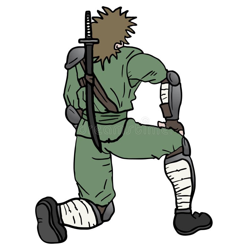 Ninja Thinking Stock Illustrations – 44 Ninja Thinking Stock ...