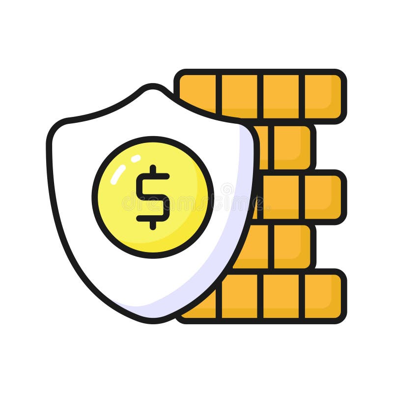 Get this Visually Appealing Vector of Financial Security, Ready To Use ...