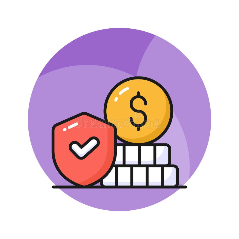 Get this Visually Appealing Vector of Financial Security, Ready To Use ...