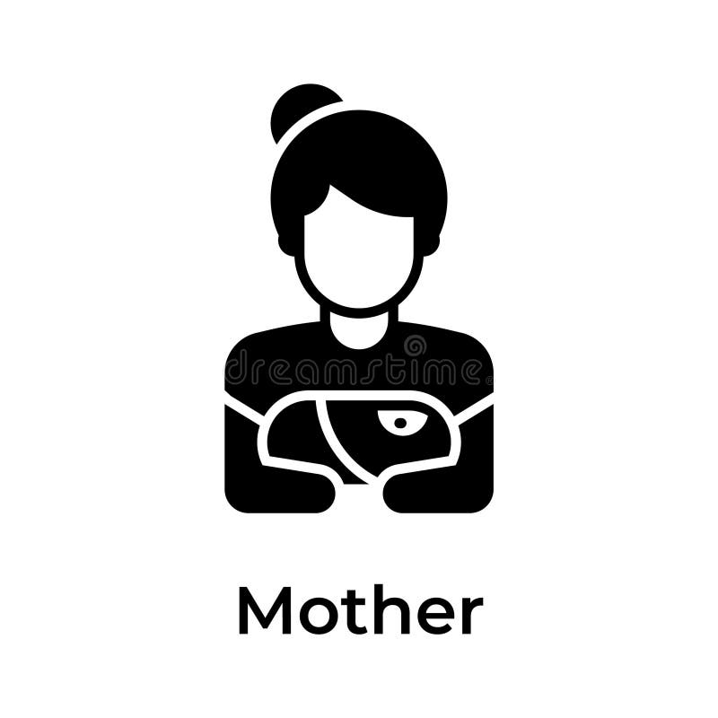 Get this Visually Perfect Icon of Mother in Modern Style Stock Vector ...