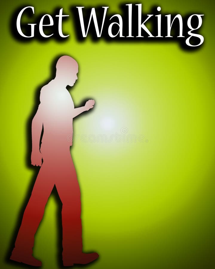 Get Walking 3 stock illustration. Illustration of person - 4515697