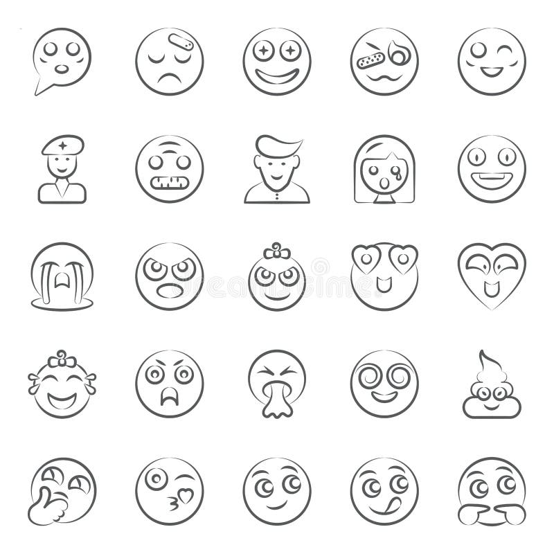 Emoticons Easy Stock Illustrations – 111 Emoticons Easy Stock ...