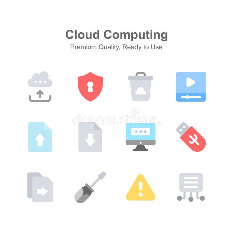 Get Your Hand on Beautifully Designed Cloud Computing Icons, Ready To ...