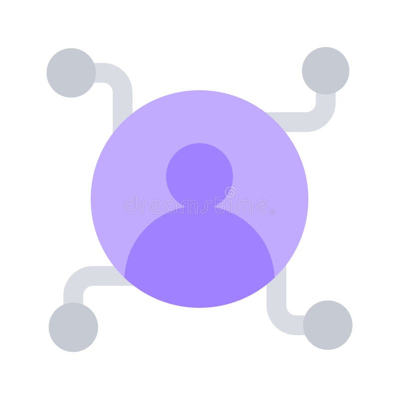 Get Your Hand on this Creative Icon of User Network Stock Vector ...