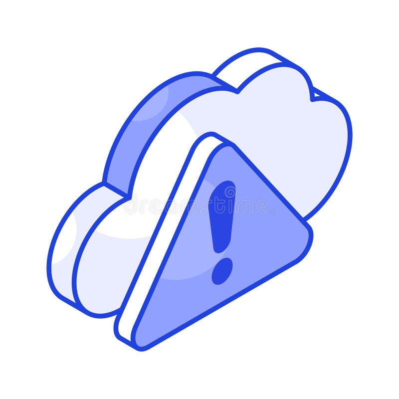 Get Your Hands on this Amazing Icon of Cloud Alert, Cloud Failure ...