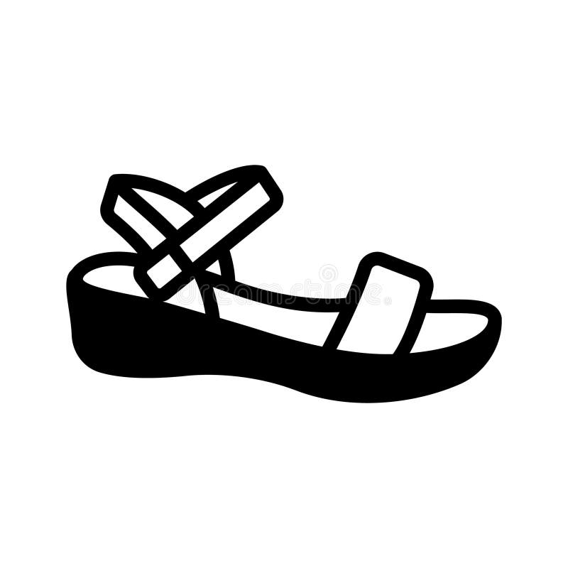 Get Your Hands on this Amazing Icon of Sandals Stock Vector ...