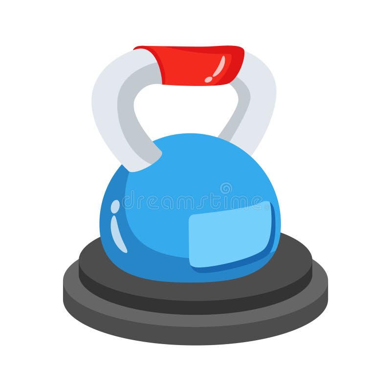 Get Your Hands on this Kettlebell Icon Designed in 3d Style Stock ...