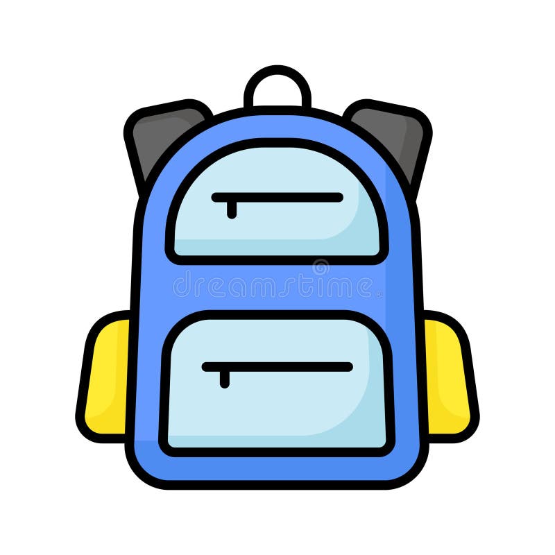 Get Your Hands on School Bag Vector Design, Premium Handy Icon of ...