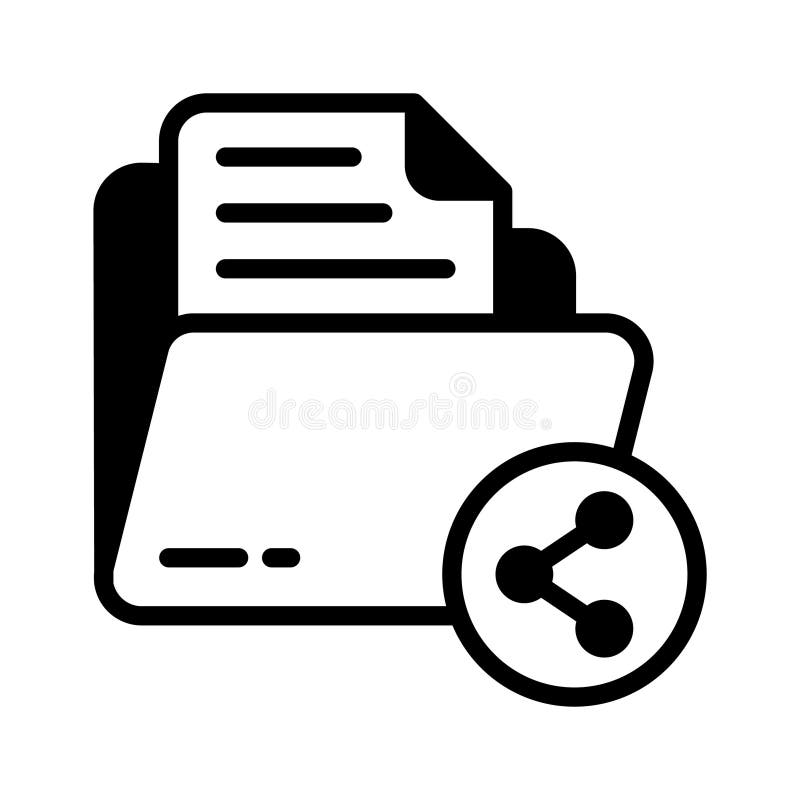 Get Your Hands on Share Folder Icon Design, Unique Vector Stock Vector ...