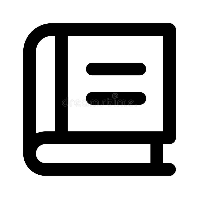 Get Your Hands on this Trendy Icon of Book Stock Vector - Illustration ...