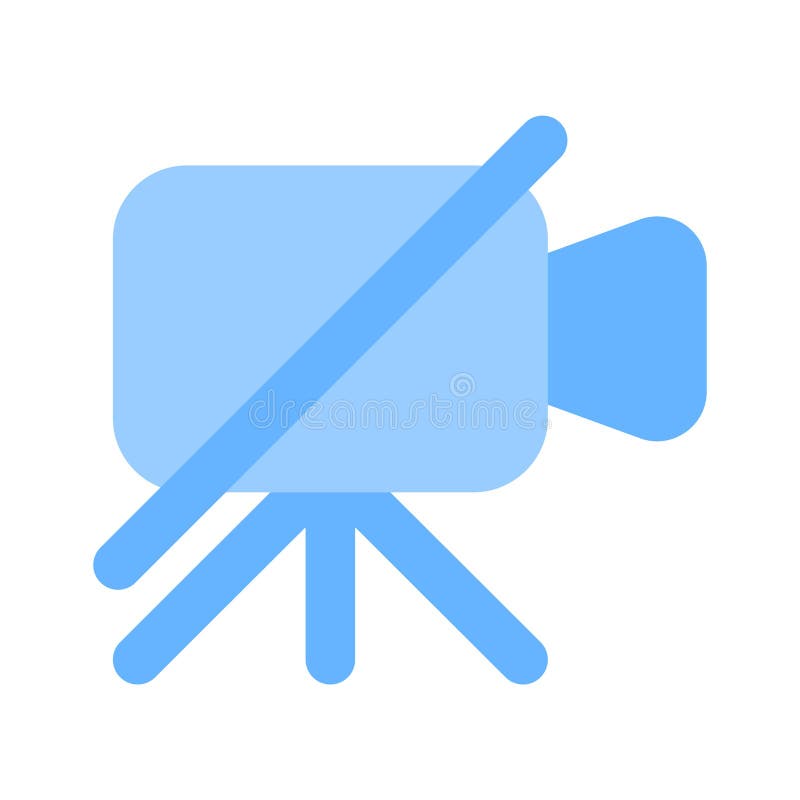 Get Your Hold on this Amazing Icon of No Video in Modern Style Stock ...