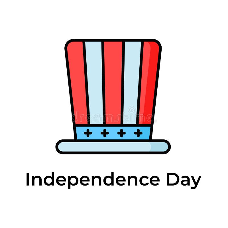Get Your Hold on this Creative America Independence Day Icon, Editable ...