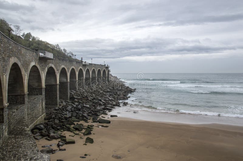 Getaria Beach stock photo. Image of guipuzcoa, cantabrico - 63160128