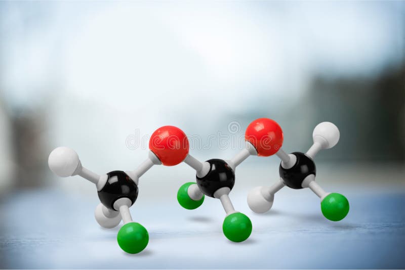 Molekülmodell Von TNT-Trinitrotoluol Stockfoto - Bild von erzieherische ...
