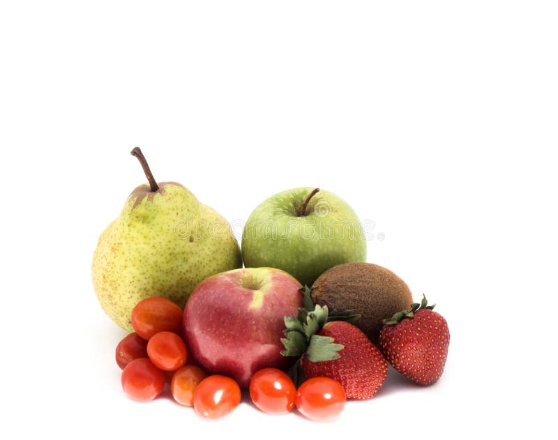 Getrennte Frucht und veg stockfoto. Bild von diäten, exemplar - 843056