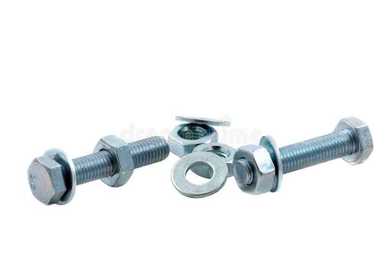 Gehen Sie Schraube Und Schraubemutter Voran Stockfoto - Bild von ...