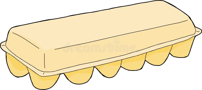 Eierkarton-Entwurf vektor abbildung. Illustration von dutzend - 45205911