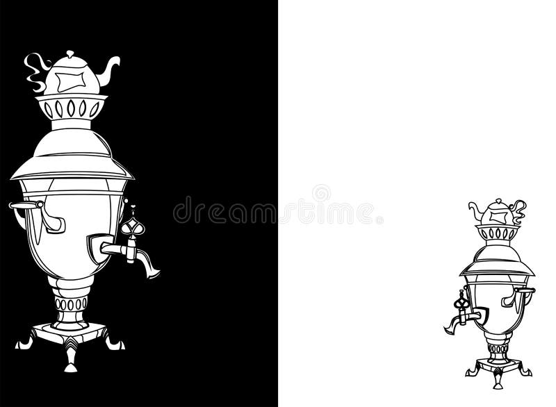 Samovar Stock Illustrationen, Vektoren, & Kliparts - 4,287 Stock ...