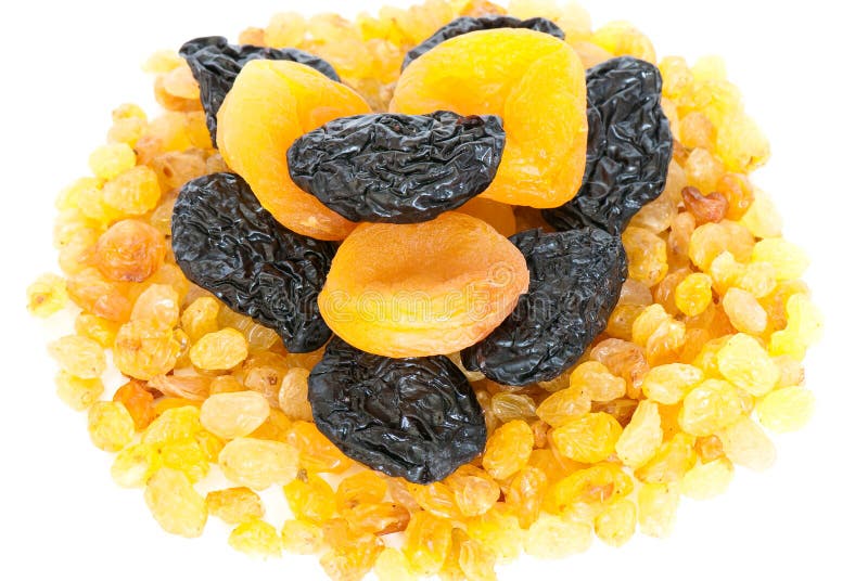 Getrocknete Früchte stockbild. Bild von diät, trauben - 9529967