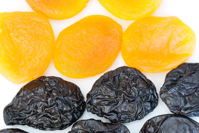 Getrocknete Früchte stockfoto. Bild von makro, bestandteil - 9042948