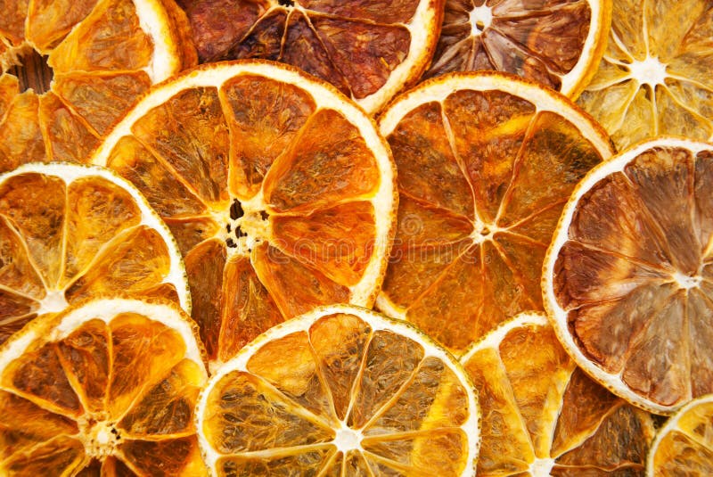 Getrocknete Orange Scheiben Stockbild - Bild von frische, farbe: 60865989