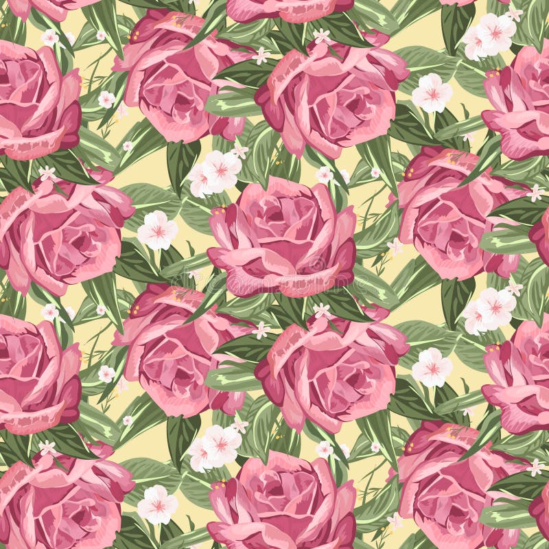 Getrokken De Hand Nam Patroon Toe Stock Illustratie - Illustration of ...