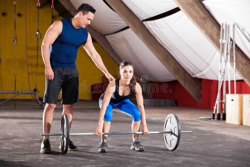 Getting Advice from My Trainer Stock Image - Image of handsome, young ...