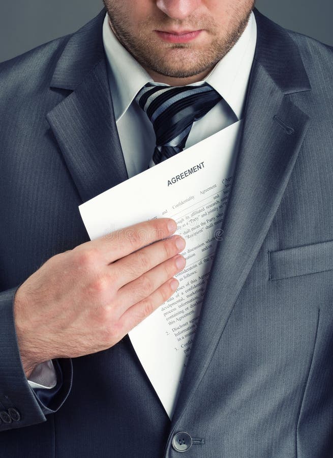 Hands of Businessman Ripping Contract Agreement Paper,contract Canceled ...