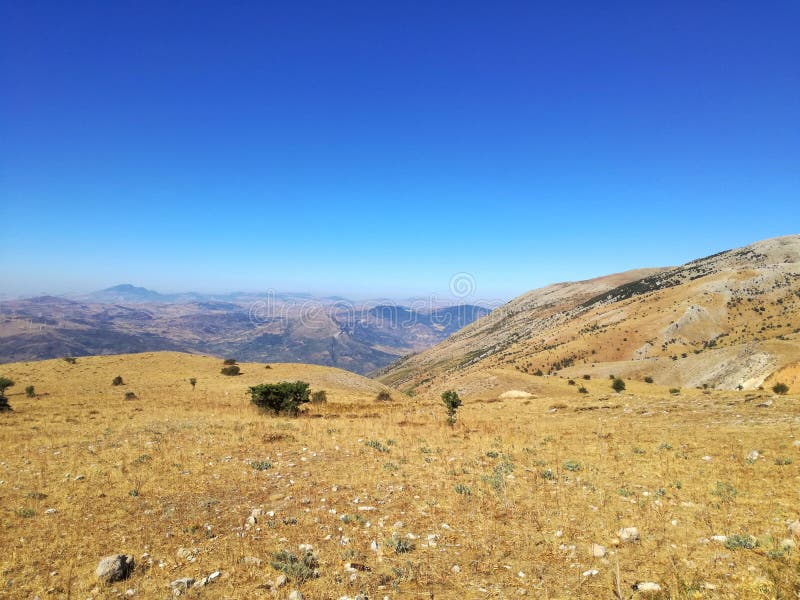Getting Around the Madonie Mountains Stock Image - Image of lake ...