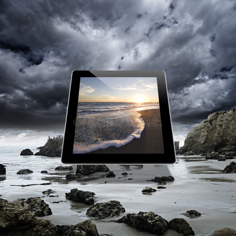 Getting away from it all stock image. Image of composite - 40536063