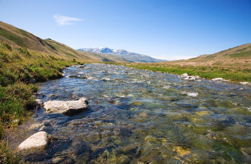 Getting a big river stock photo. Image of snow, serene - 11971036