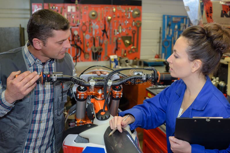 Getting detail from client stock photo. Image of worker - 93832518