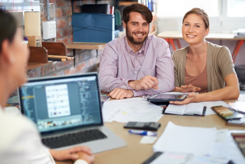 Getting it Done with a Smile. a Young Creative Professionals Working in ...