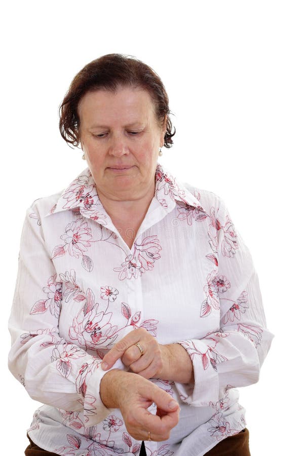 Getting dressed stock image. Image of dress, senior, wearing - 24108047