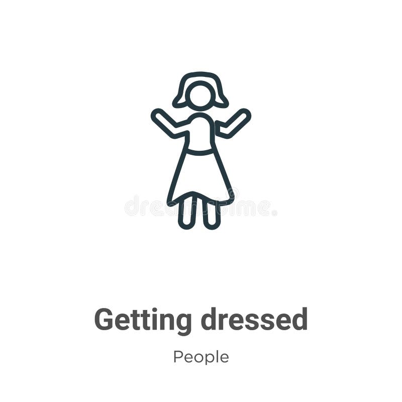 Getting dressed stock vector. Illustration of holding - 27514832