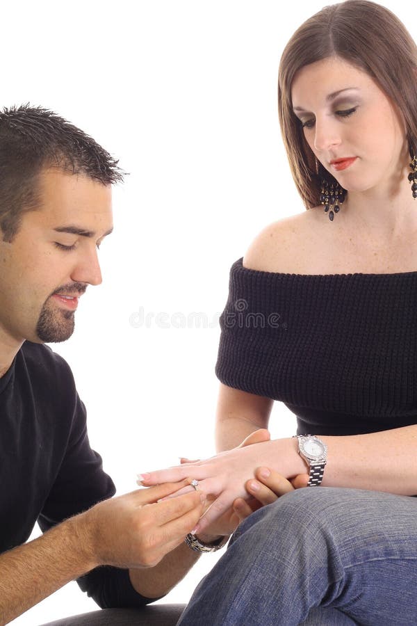 Getting engaged stock image. Image of commitment, diamond - 4015897