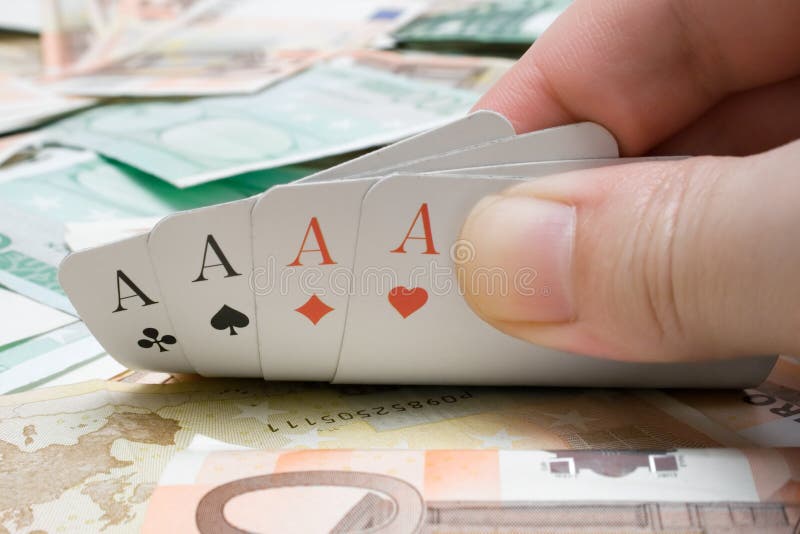 Three aces stock image. Image of card, game, dollars, cards - 2209303