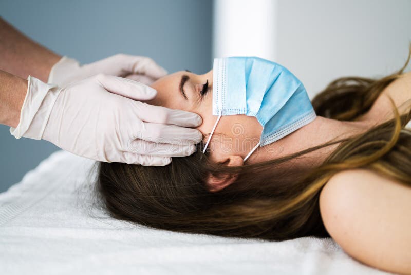 Getting Head and Face Spa Massage Stock Photo - Image of chiropractic ...