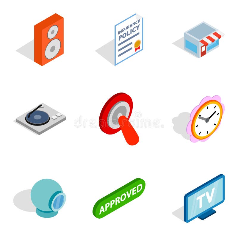 Getting Information Via Book Stock Vector - Illustration of flat, icons ...