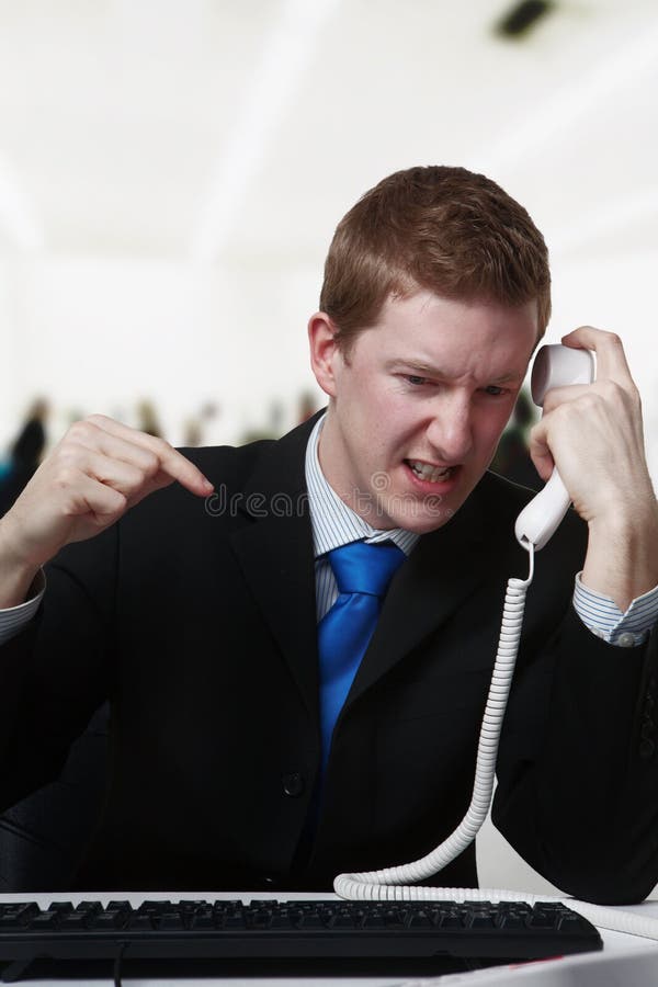 Getting mad at work stock photo. Image of problem, shouting - 24520930