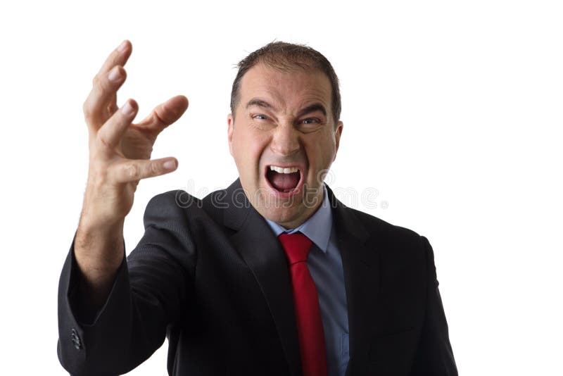 Getting mad at work stock image. Image of portrait, furious - 97866799