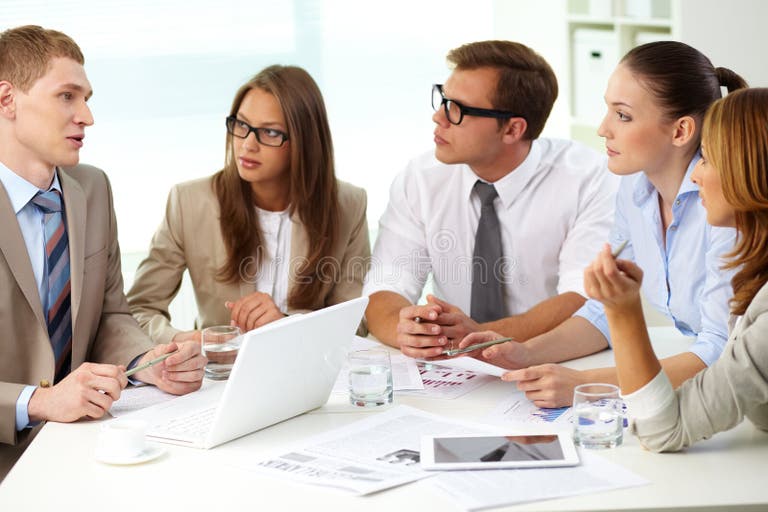 Getting new information stock photo. Image of businessman - 28840110