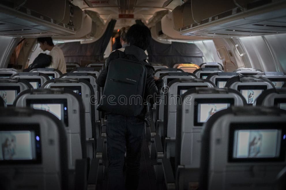 Getting off the plane editorial photo. Image of flight - 322434466