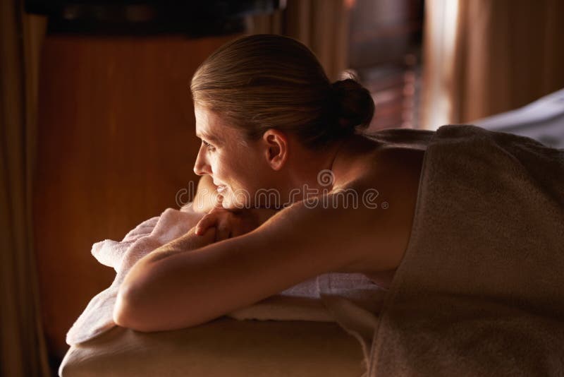 Getting Pampered at the Day Spa. Cropped Shot of a Woman in a Day Spa ...