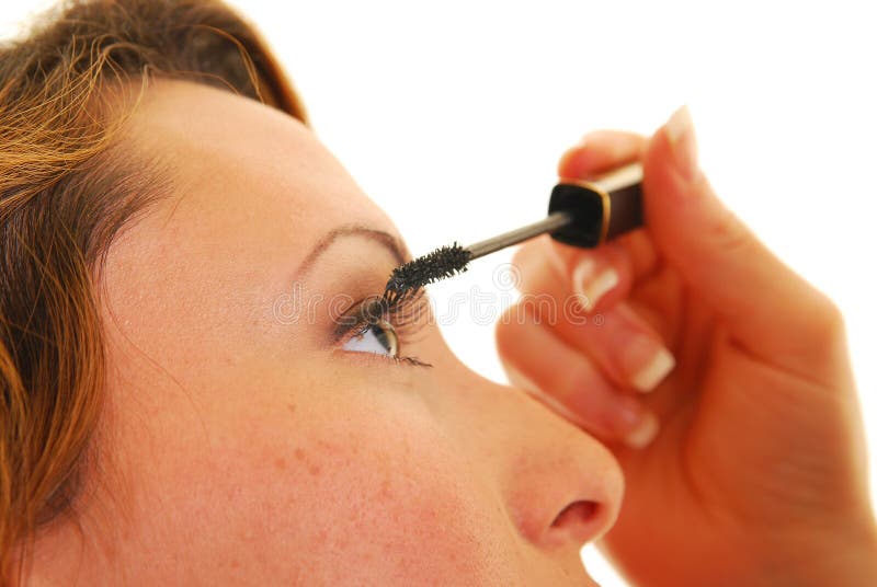 Getting pretty stock image. Image of cute, makeup, brush - 9970203