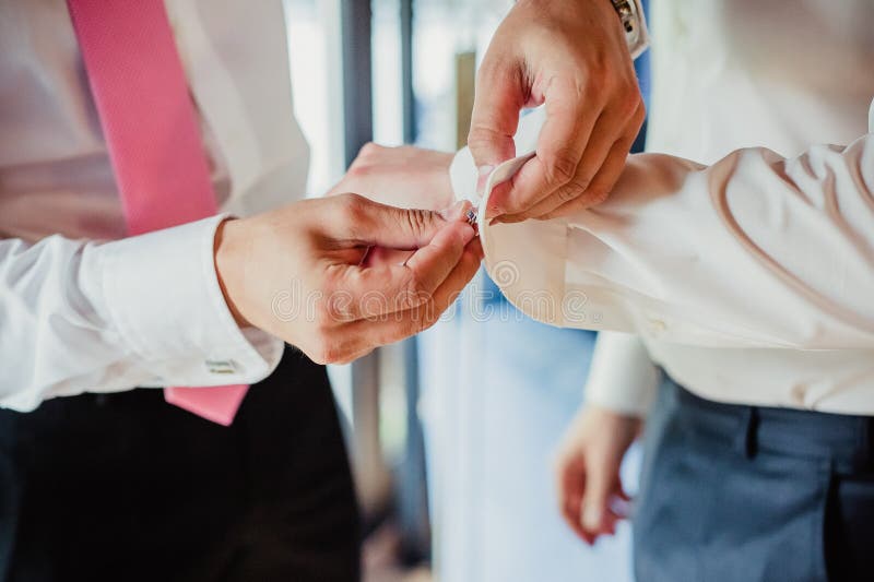Getting Ready Groom Wedding Stock Image - Image of female, beautiful ...