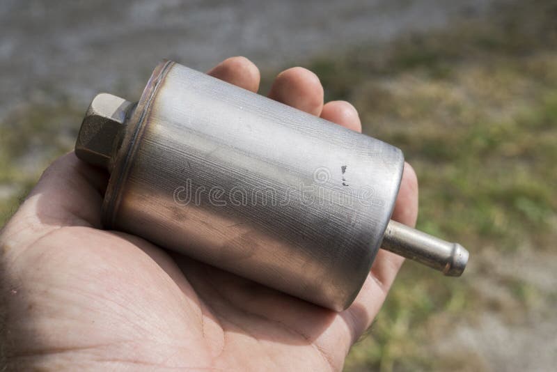 Getting Ready To Install a New Gas Filter Stock Image - Image of auto ...