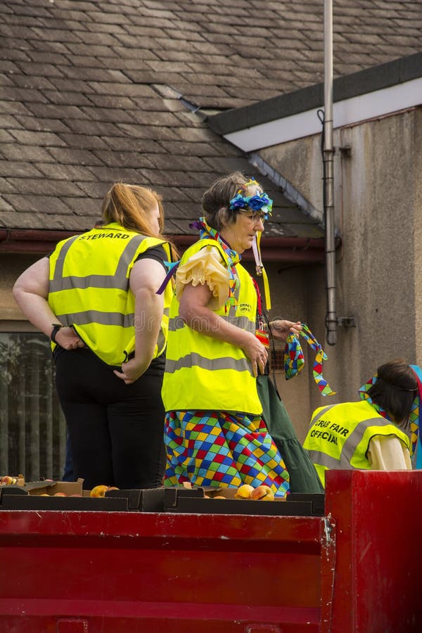 Getting Ready To Throw the Apples Editorial Stock Image - Image of ...