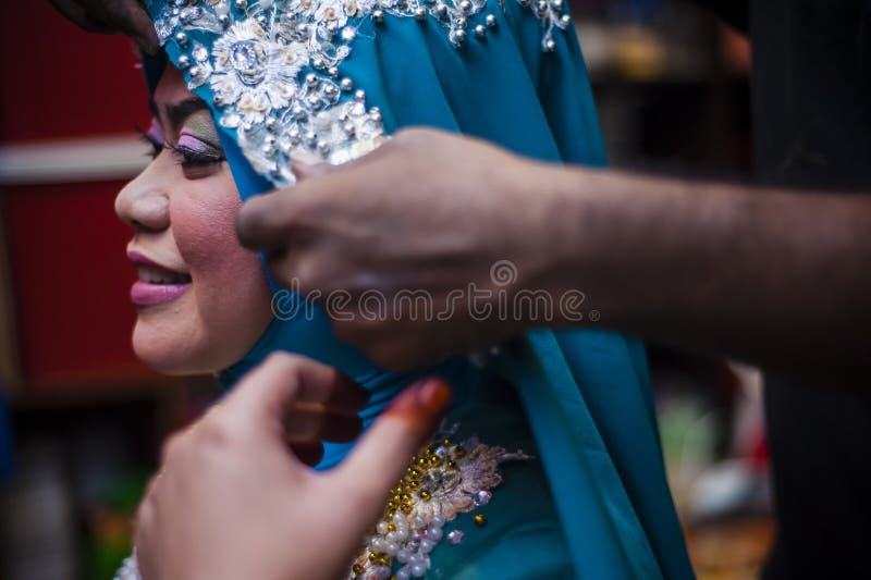 Getting Ready for Wedding Reception Stock Photo - Image of standing ...