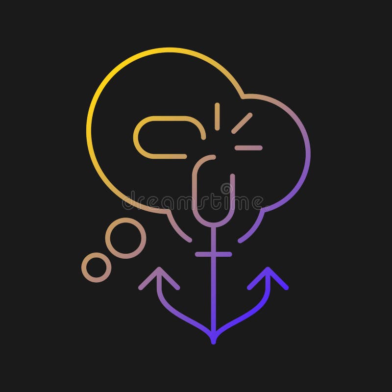 Getting Rid of Biases Vector Icon for Dark Theme Stock Vector ...